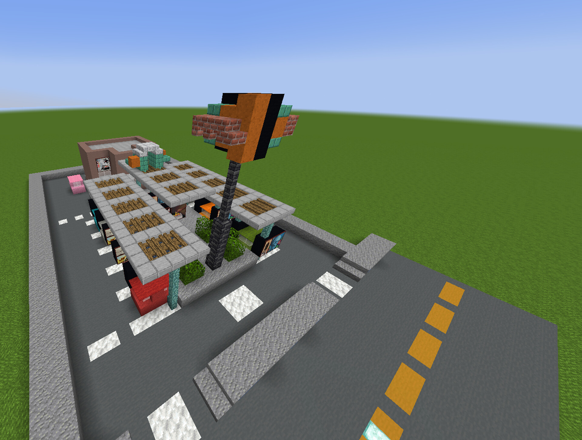 Sonic Drive-In Recreation Minecraft Map