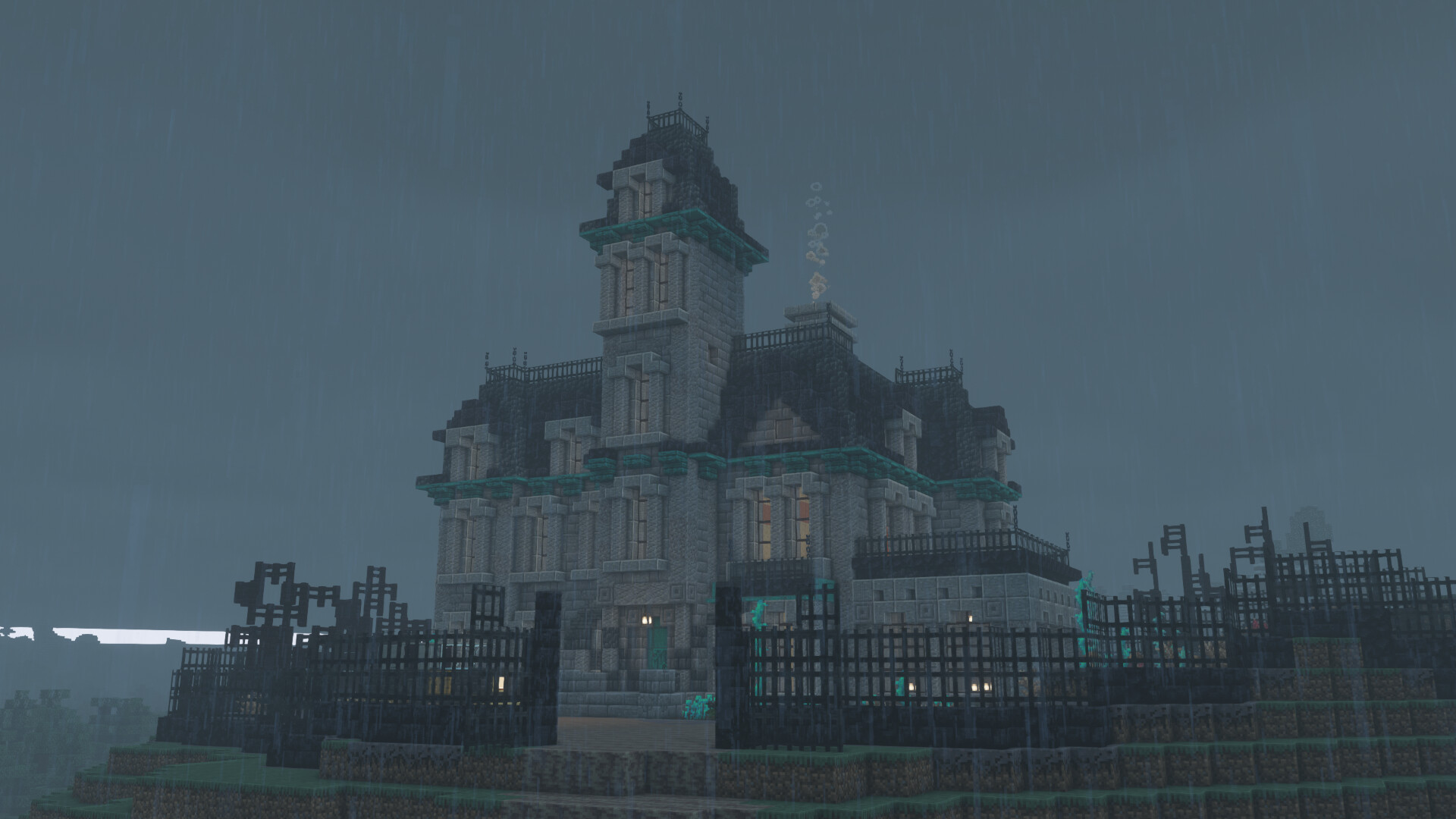 How To Make The Addams Family House In Minecraft at June Morris blog
