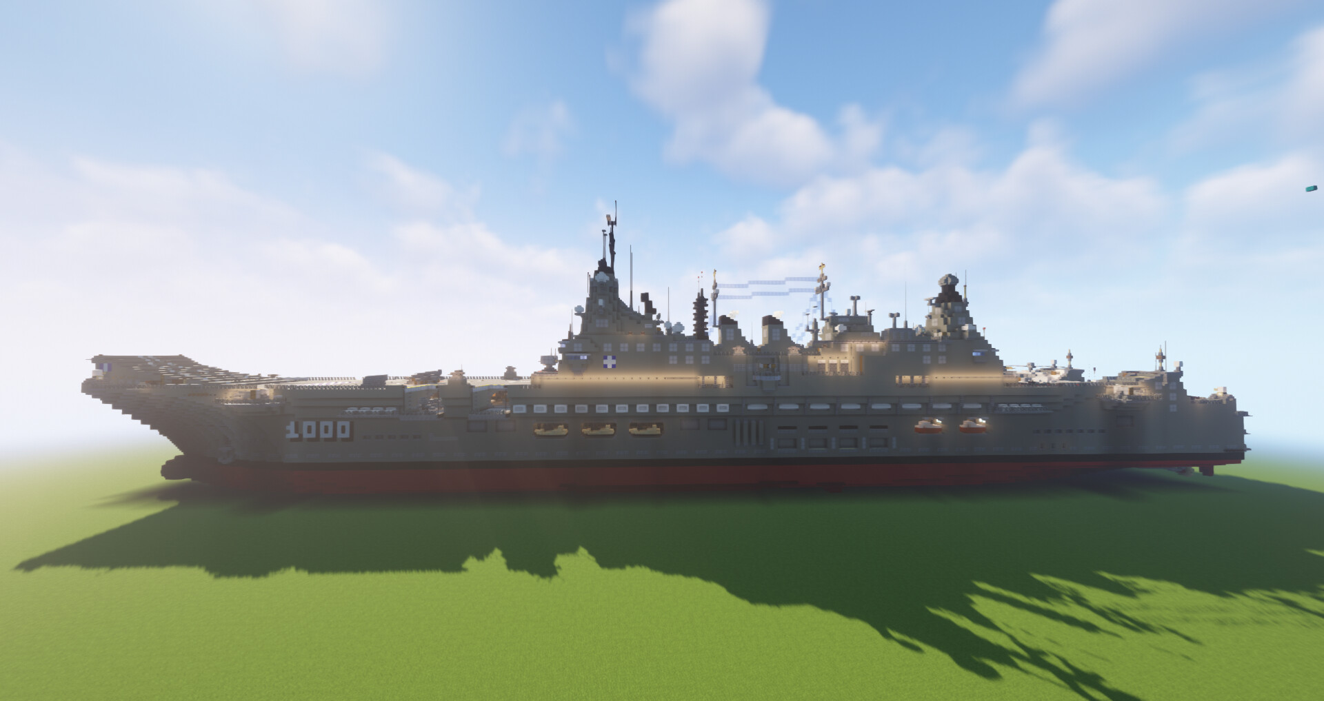 Leonidas Class Aircraft Carrier (Fictional)(updated) Minecraft Map