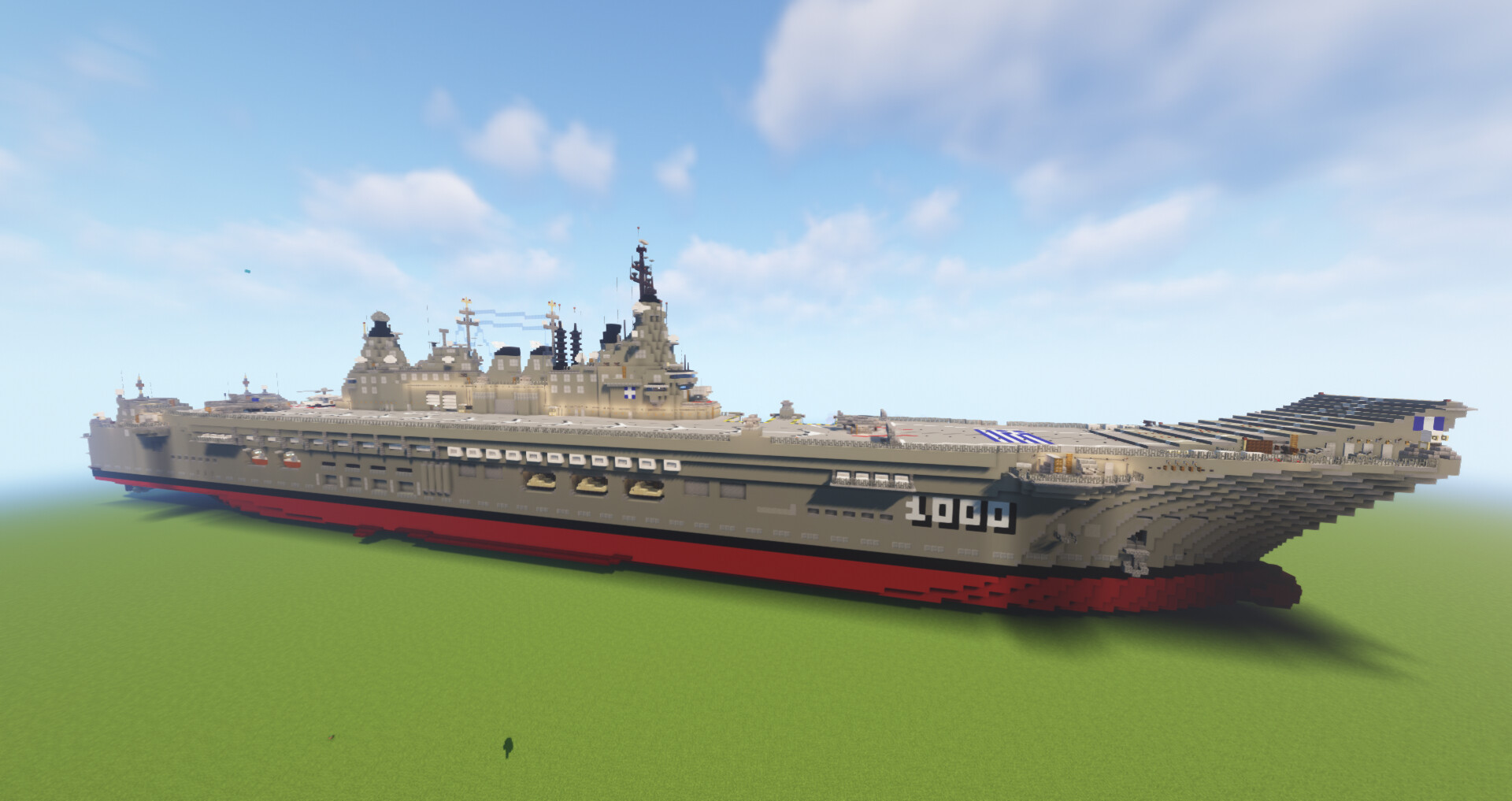 Leonidas Class Aircraft Carrier (Fictional)(updated) Minecraft Map