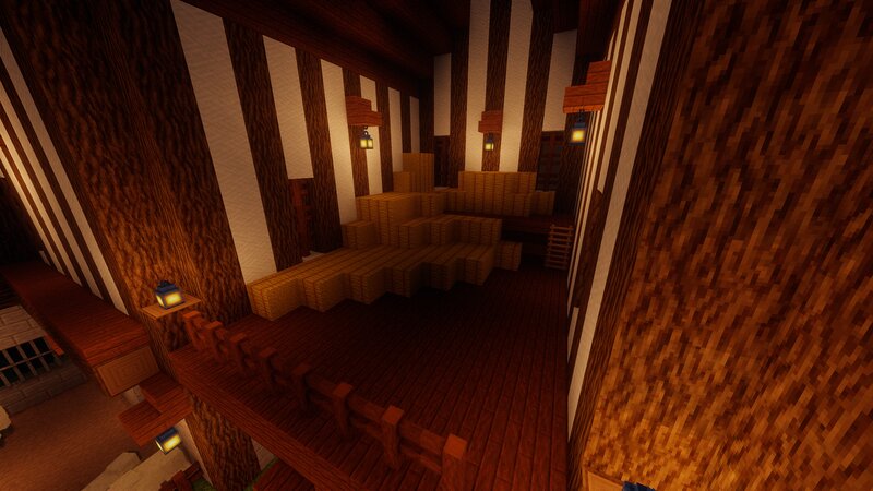 Medieval Animal Barn/Stable Minecraft Map