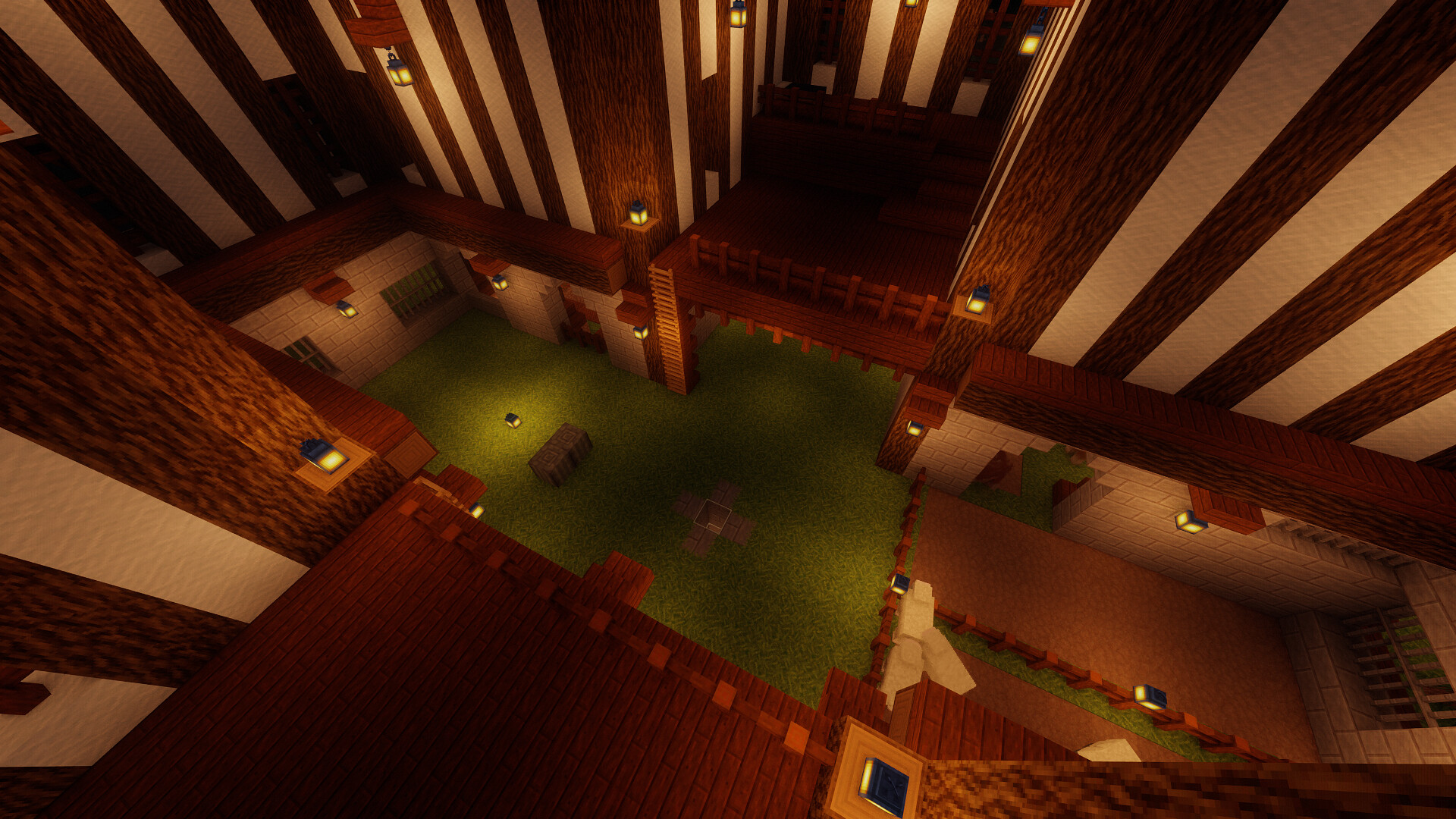Medieval Animal Barn/Stable Minecraft Map