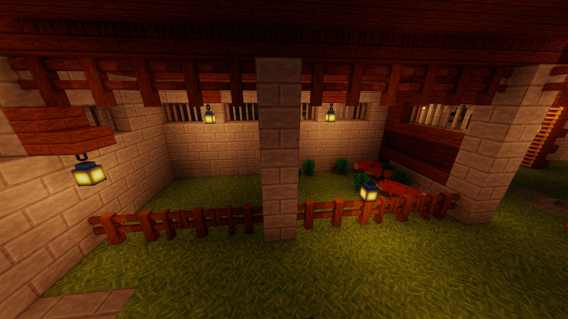 Medieval Animal Barn/Stable Minecraft Map