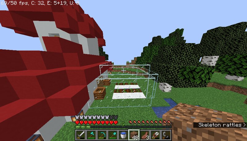 Survival Base Mushroom House Minecraft Map