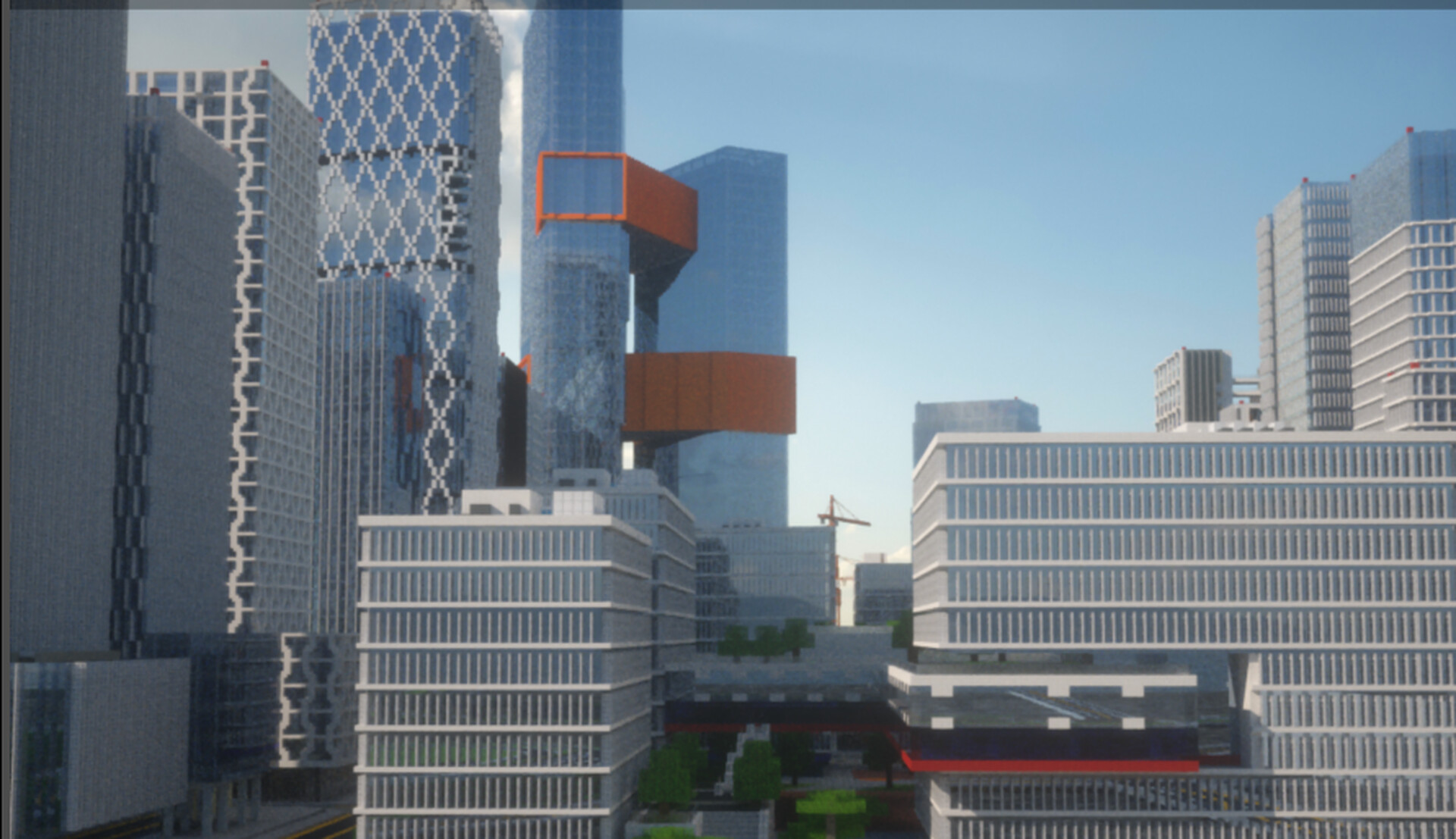 Shenzhen Project: Houhai CBD & Science and Technology Park Minecraft Map