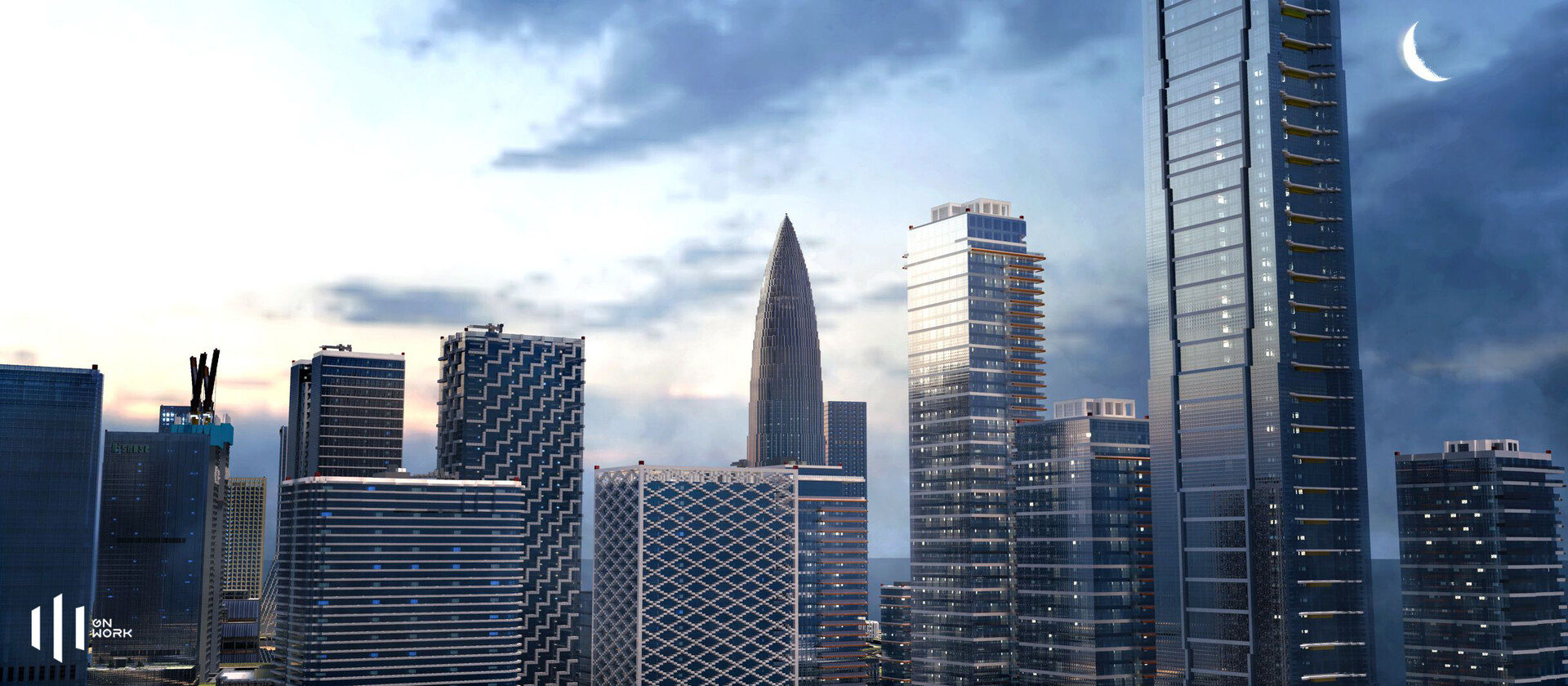 Shenzhen Project: Houhai CBD & Science and Technology Park Minecraft Map