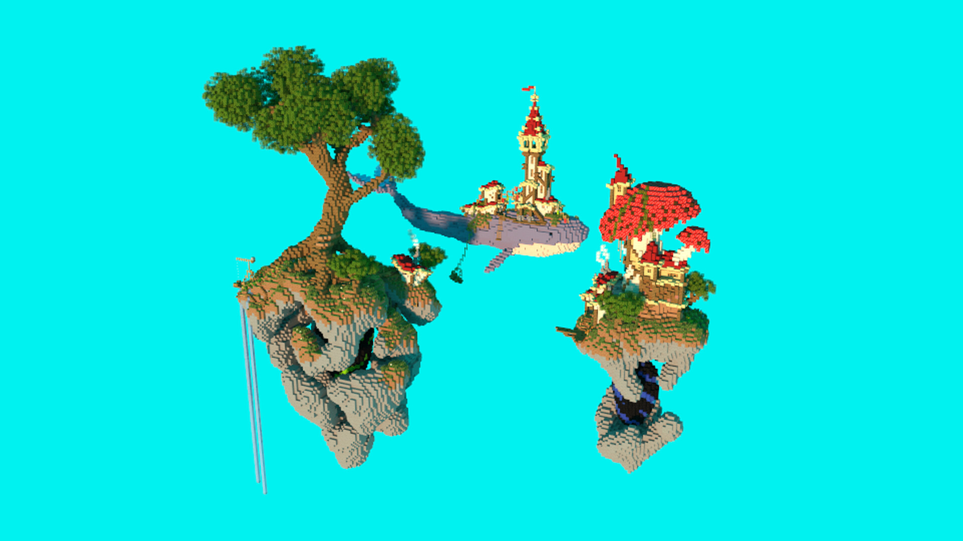 Mushroom Islands - [Plot] Minecraft Map