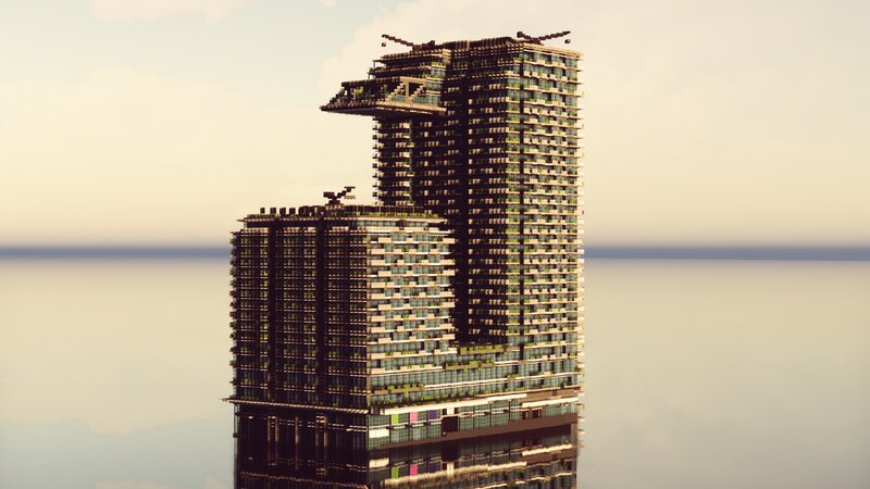 One Central Park, Sydney 1:1 Recreation Minecraft Map