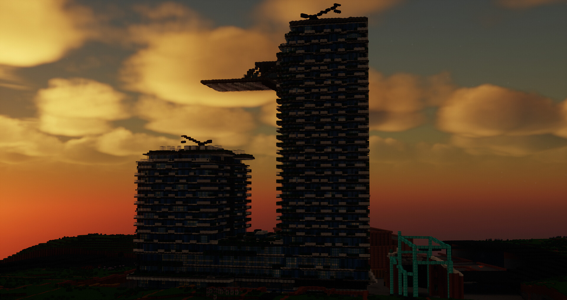 One Central Park, Sydney 1:1 Recreation Minecraft Map