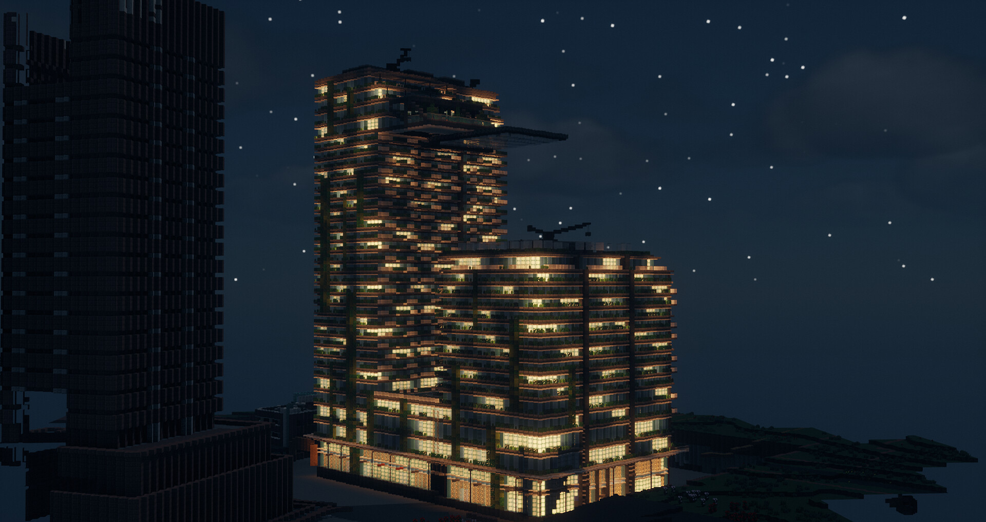 One Central Park, Sydney 1:1 Recreation Minecraft Map