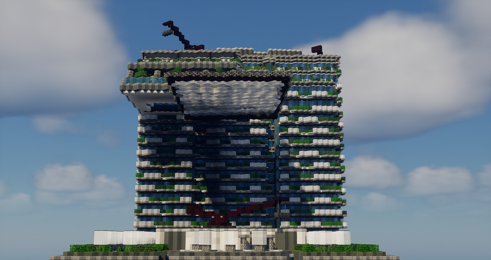 One Central Park, Sydney 1:1 Recreation Minecraft Map