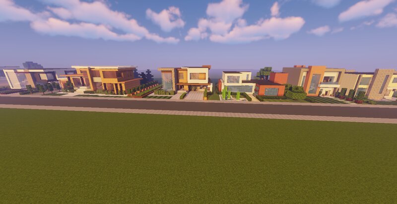 Modern Neighborhood #3 Minecraft Map