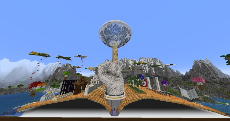 Pages of a History Book | Minecraft Mega Build (Nvidia Open) Minecraft Map