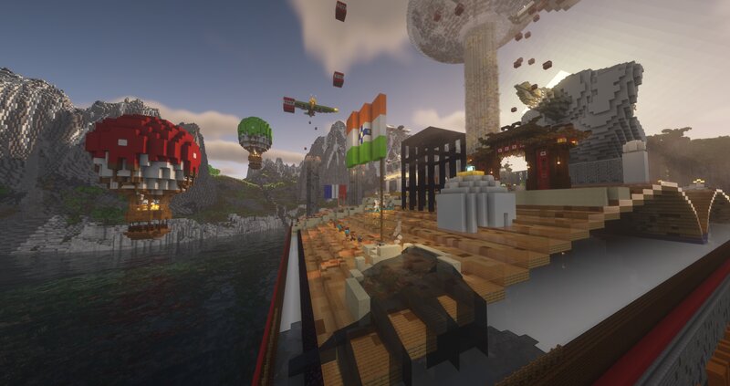 Pages of a History Book | Minecraft Mega Build (Nvidia Open) Minecraft Map