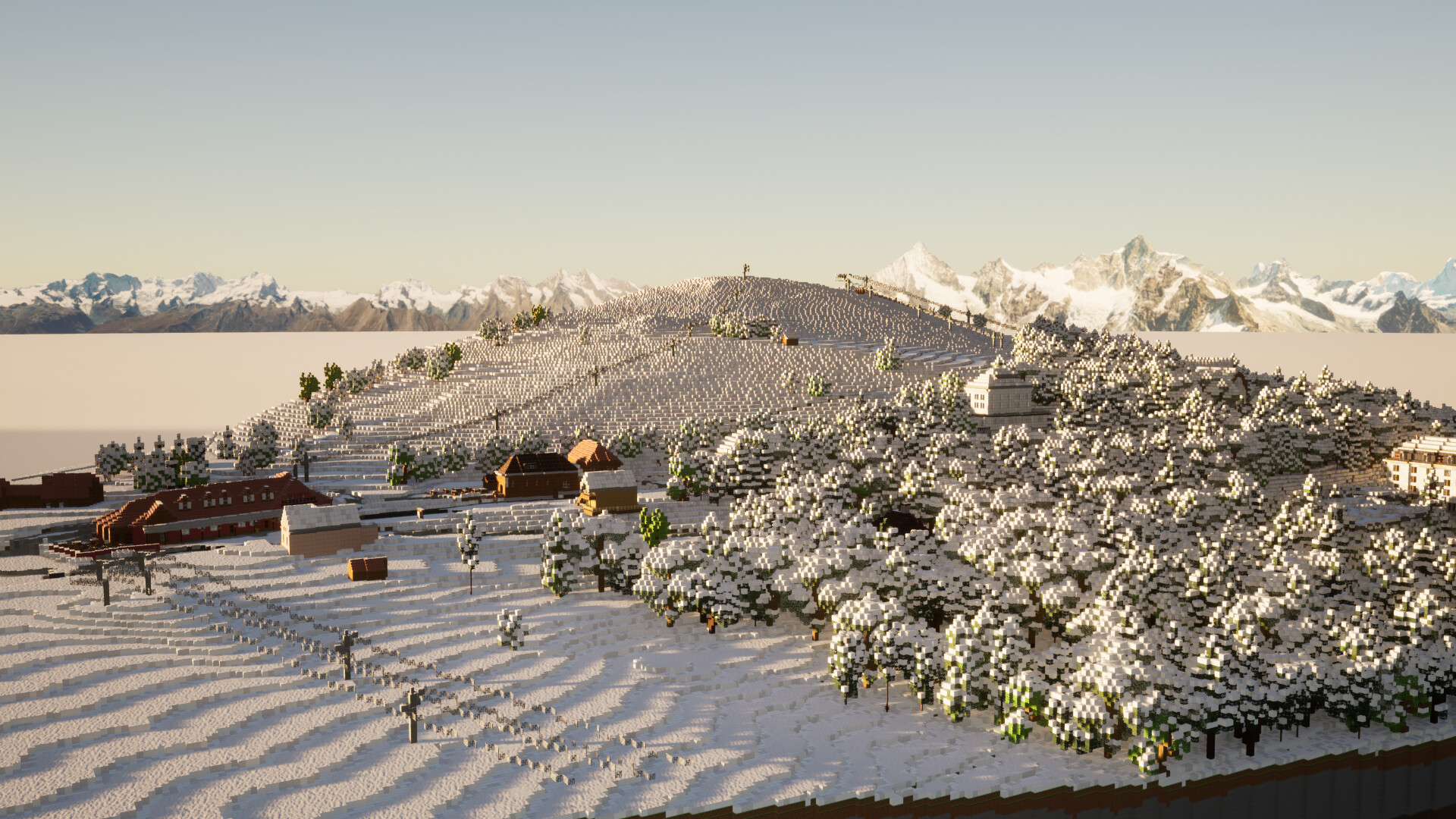 Markstein Ski Resort (reproduction in minecraft) Minecraft Map