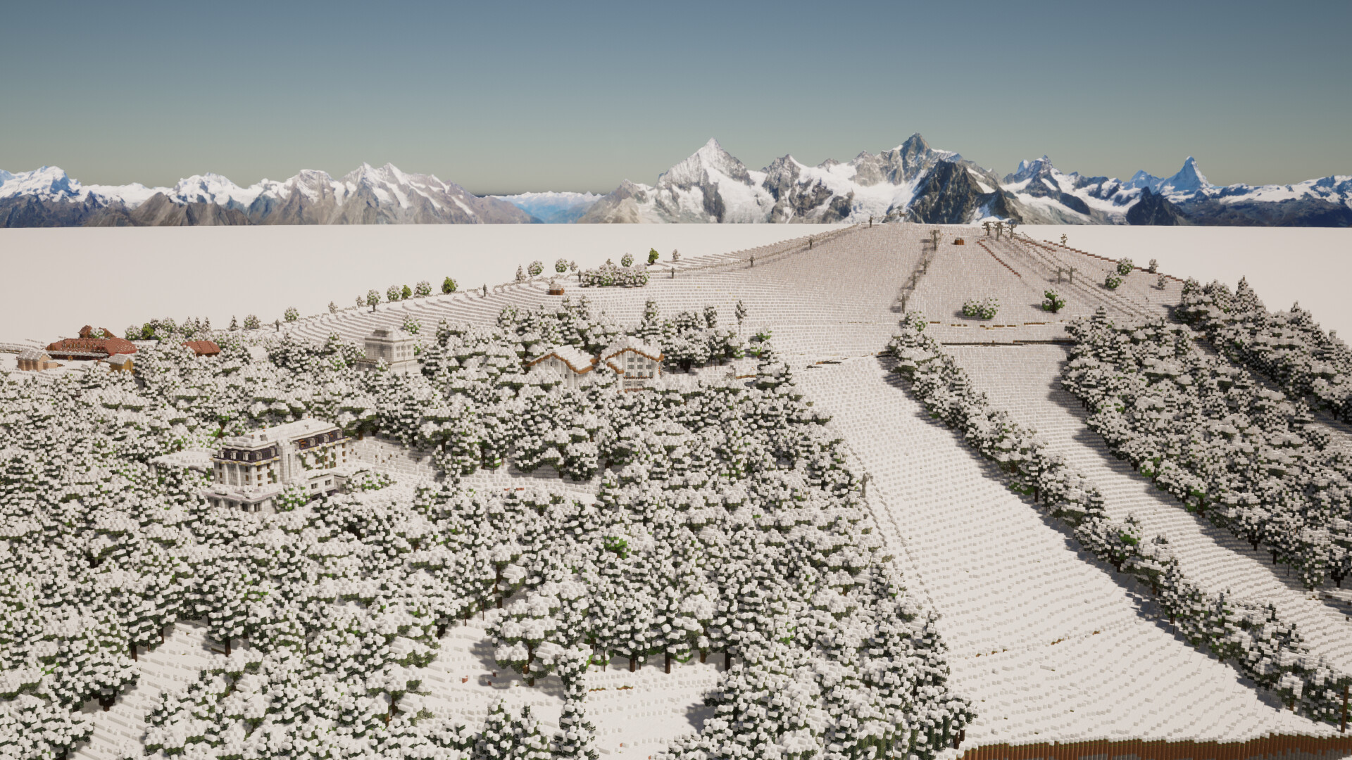 Markstein Ski Resort (reproduction in minecraft) Minecraft Map