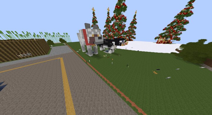 Cat-Dog Farm Spawn Pack (Schematic) 200 Per Hour Minecraft Map