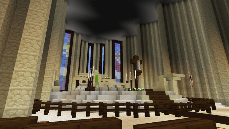Contemporary Simple Church Minecraft Map