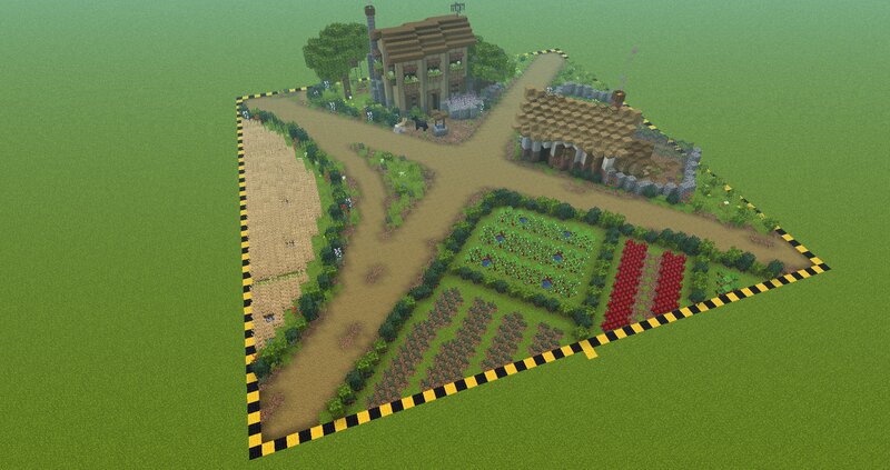 Rural "Village" Minecraft Map