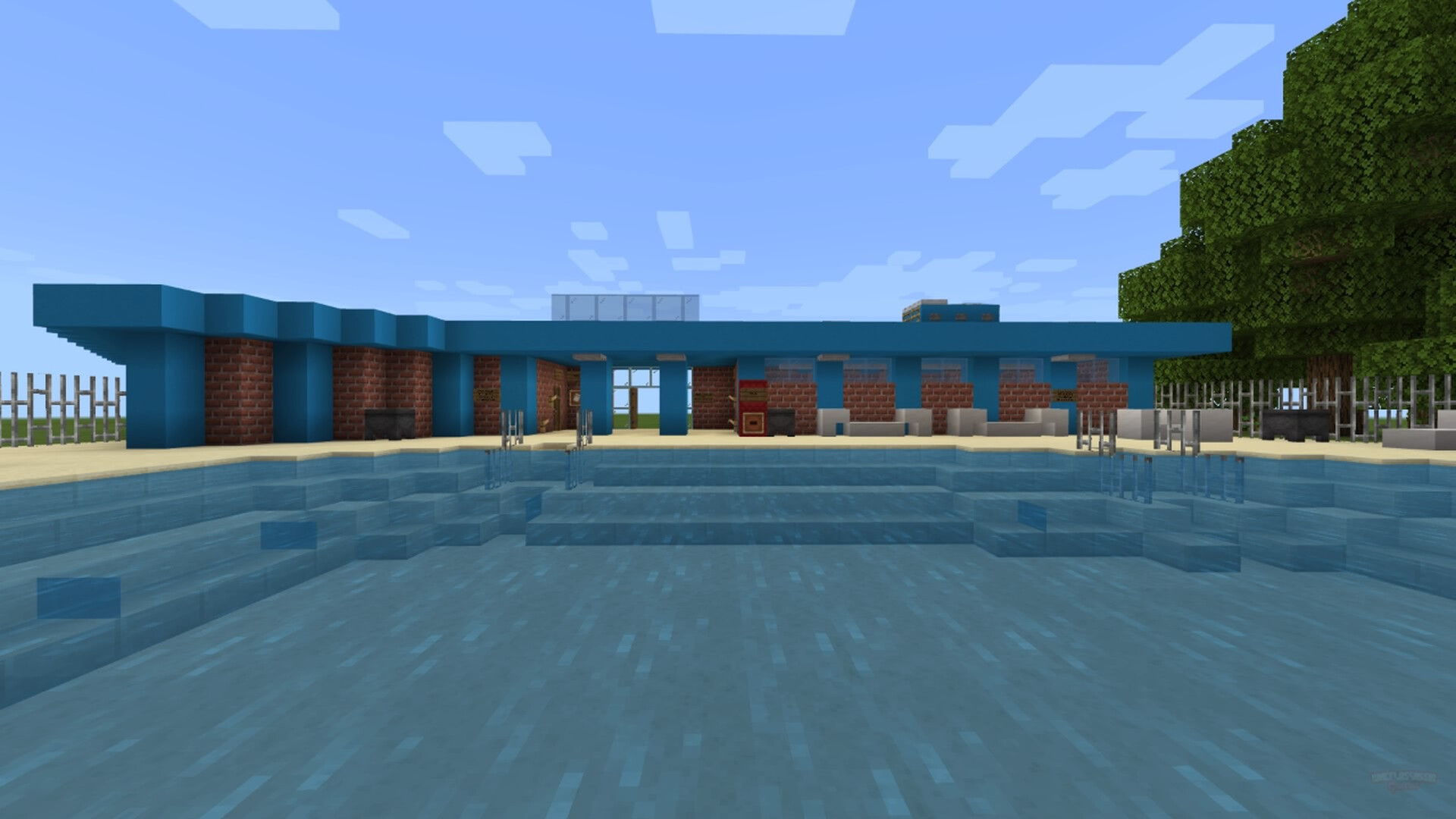 Hawkins Community Pool from Stranger Things! Minecraft Map