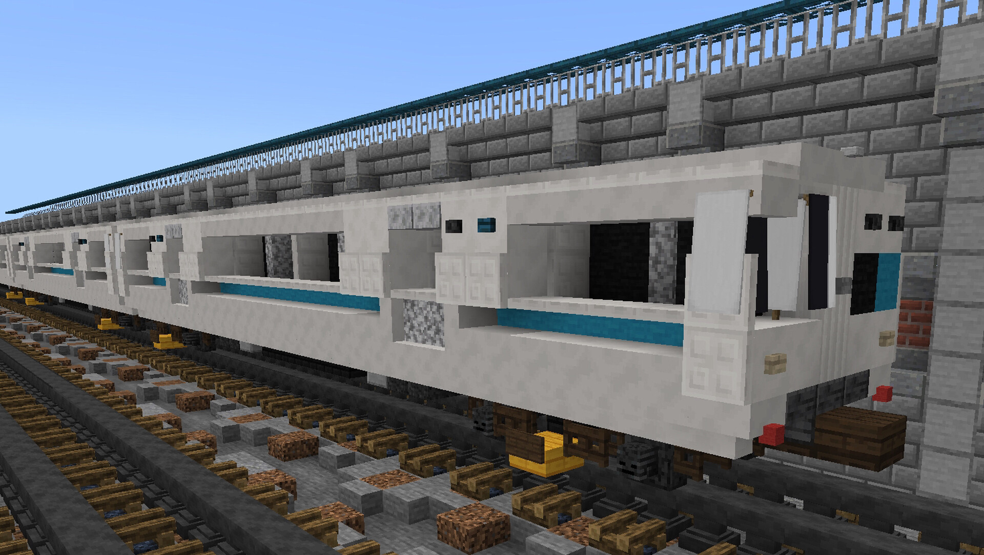 [1.5:1] SFBART Legacy Fleet Subway Trains (A, B, C cars) Minecraft Map