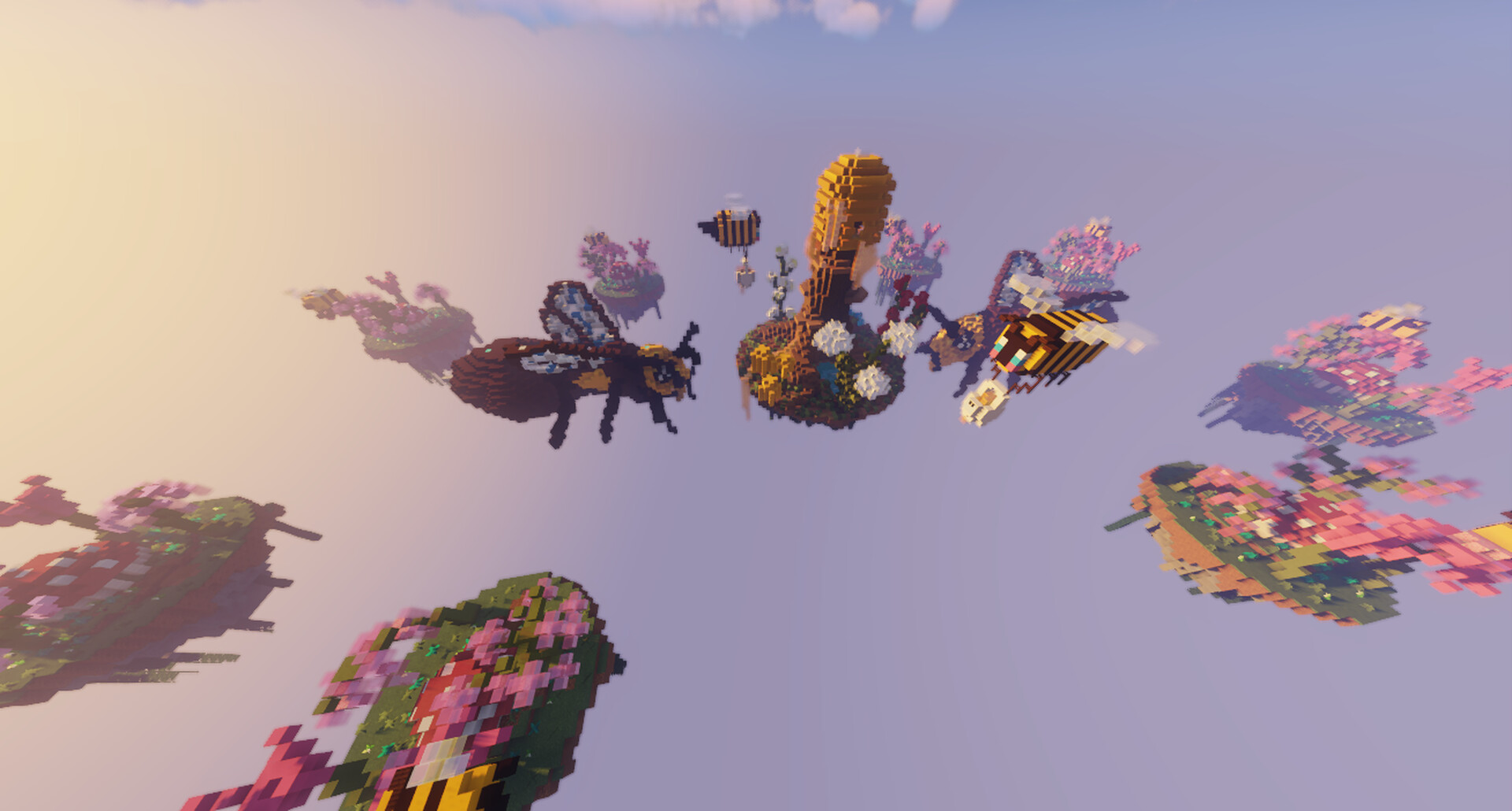 Bedwars map - Bees Minecraft Map