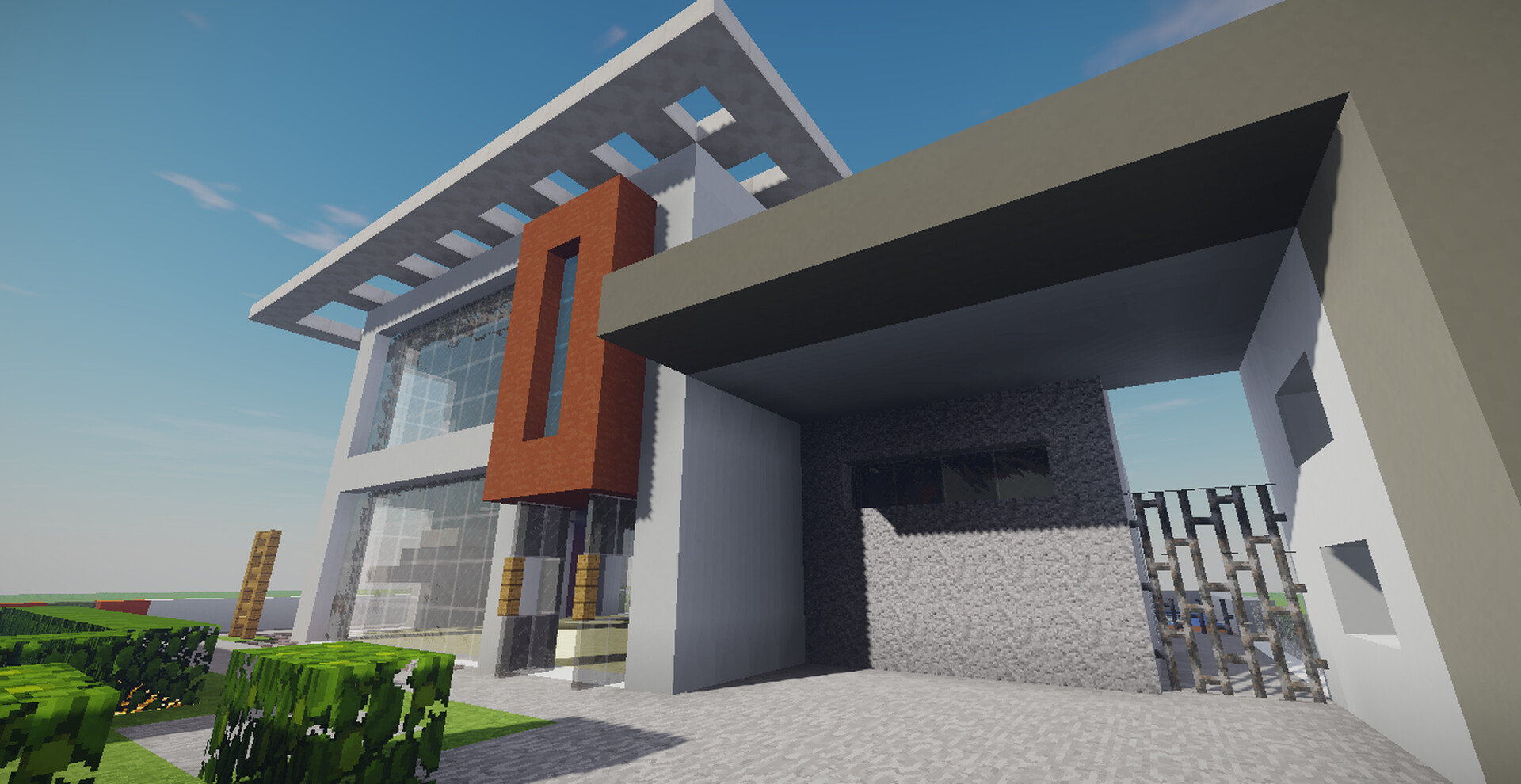 Modern House #60 Map + Schematics Minecraft Map