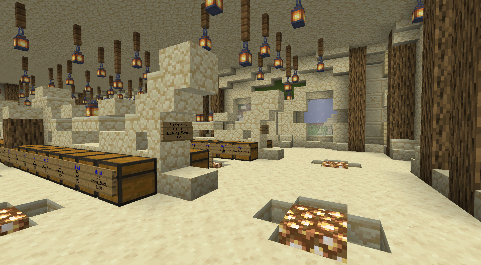 Finished shop (EssentialsX) Minecraft Map