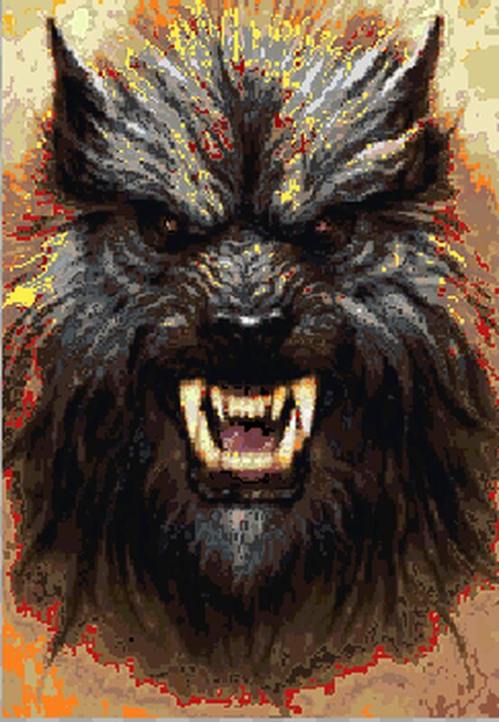 Werewolf picture build - 1.12 Minecraft Map