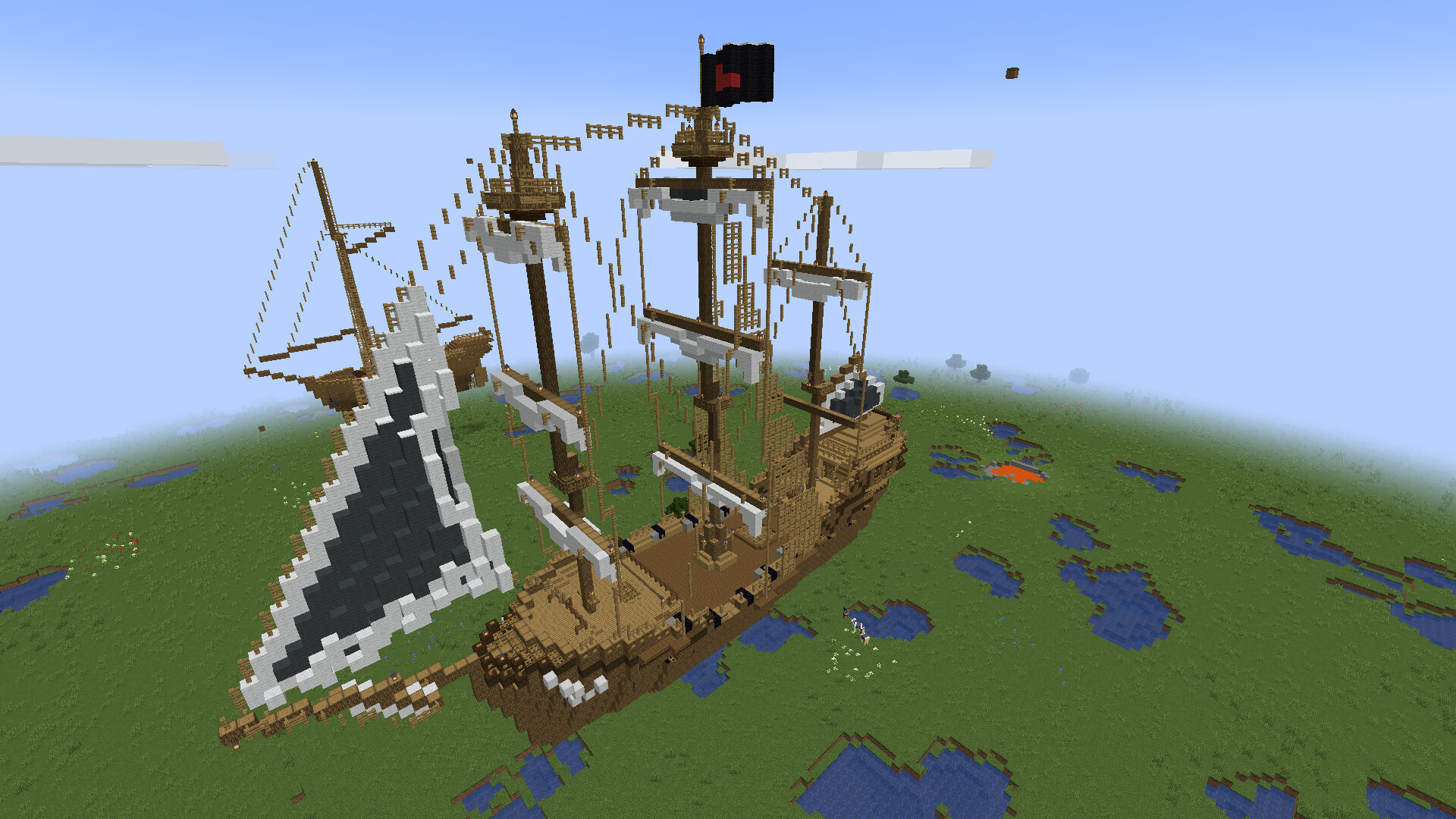 Medieval Fever (14) - Ship - Frigate/Galleon/Brig Minecraft Map