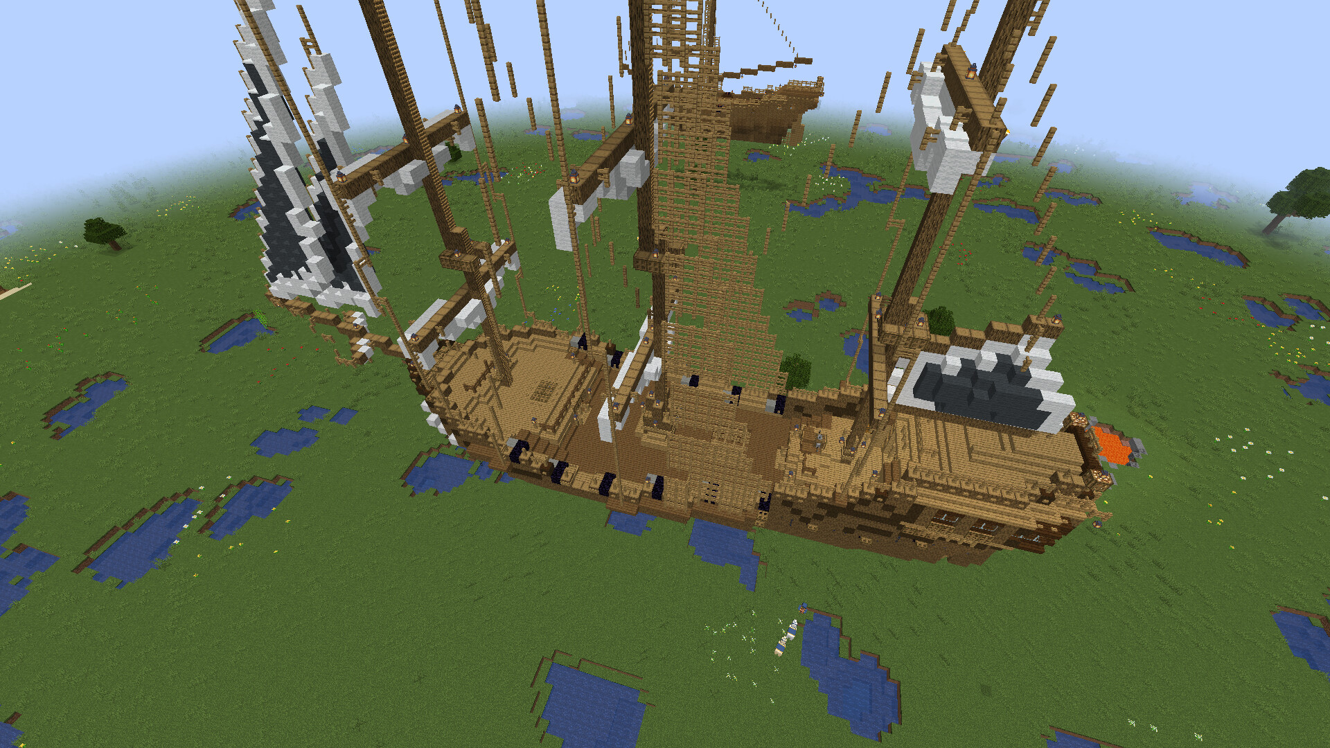 Medieval Fever (14) - Ship - Frigate/Galleon/Brig Minecraft Map