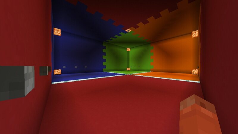 Bow Fight 1v1v1v1 Minecraft Map