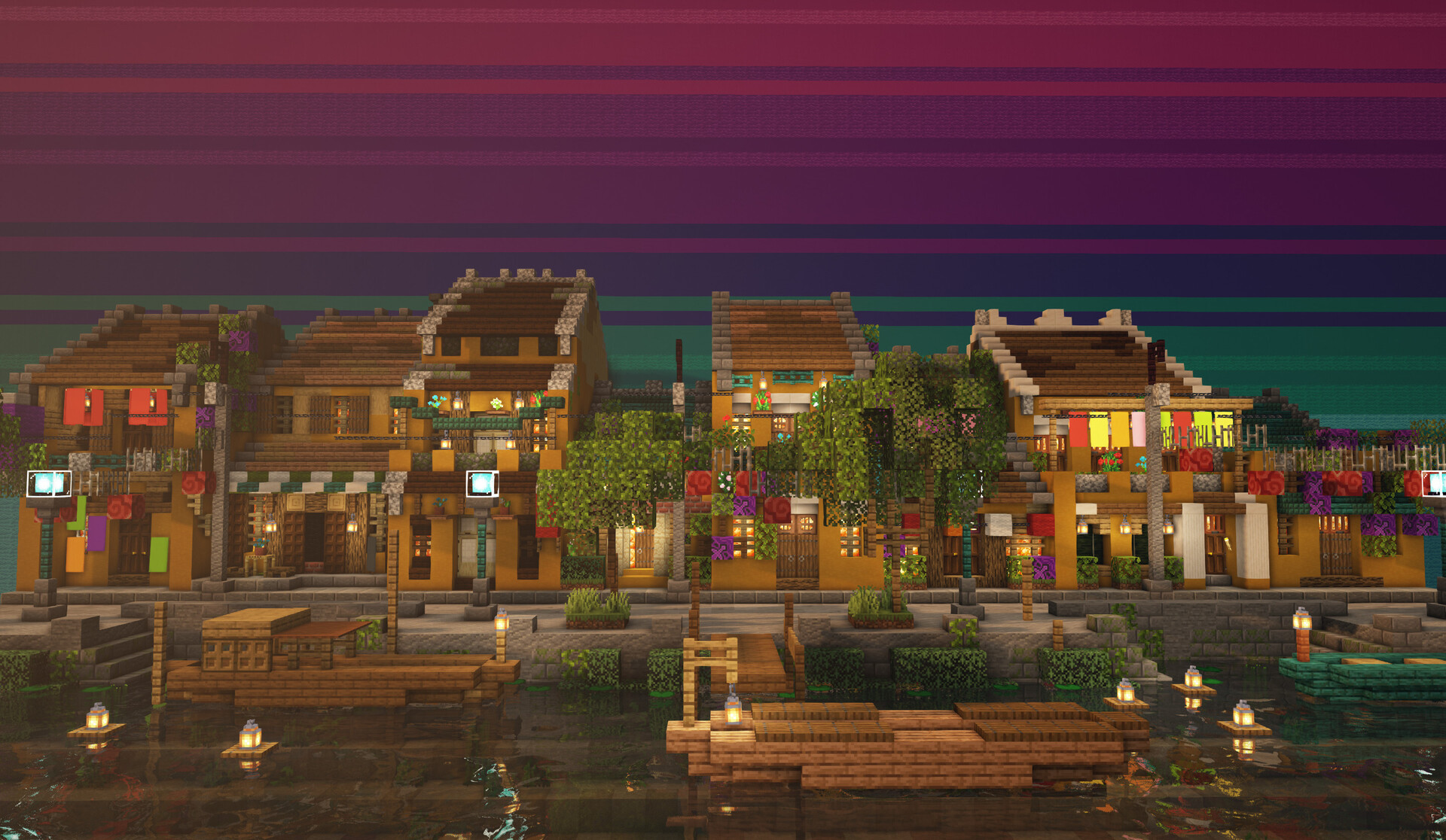 Hoi An Ancient Town Minecraft Map