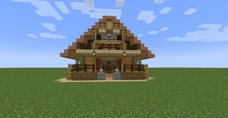 Wooden Villa 4 Minecraft Map