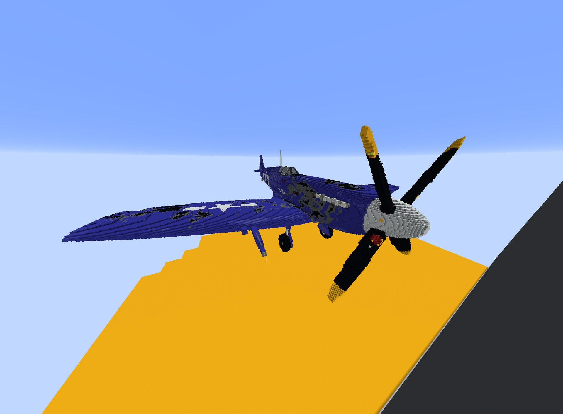 Supermarine Spitfire PA944 PR Mk XI Minecraft Map