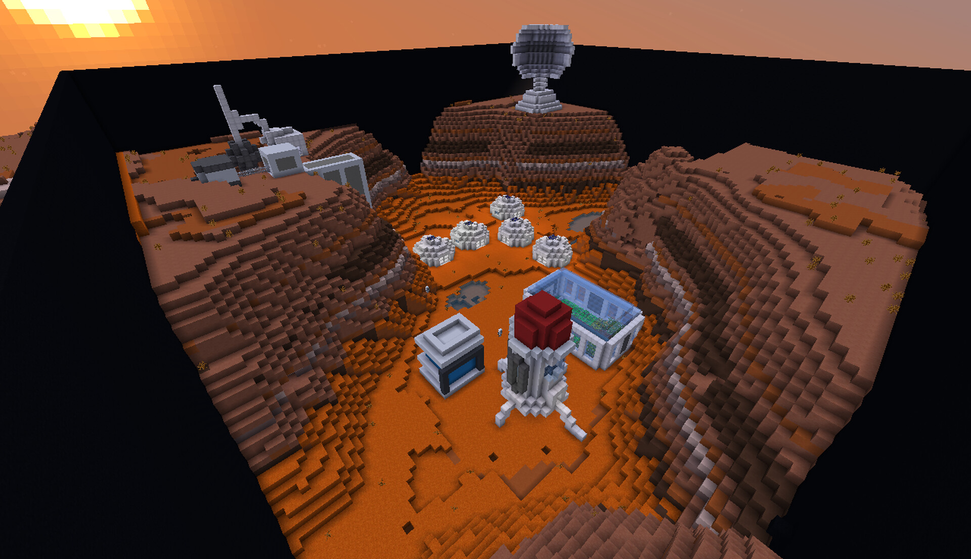 THE FIRST COLONY OF MARS (1.12.2) Minecraft Map