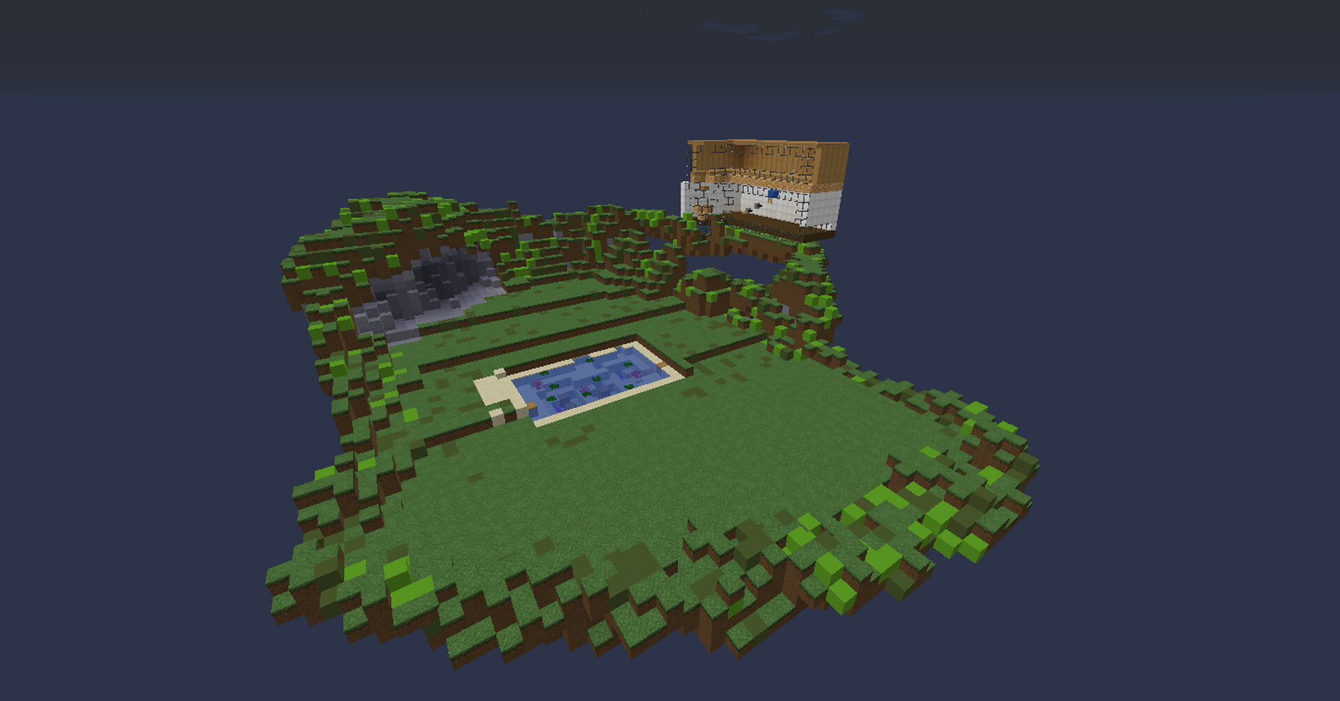 1v1 arena / duel arena Schematic with spectator area Minecraft Map