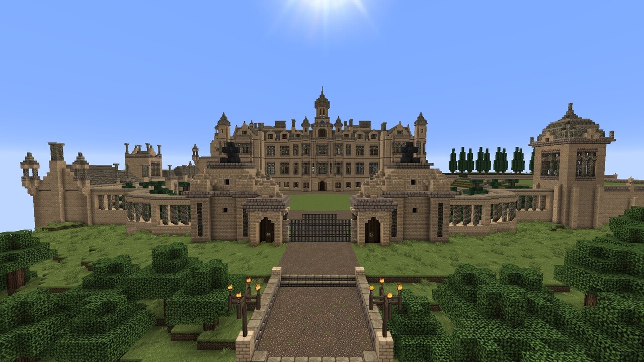 HillHouse (Harlaxton Manor) Minecraft Map