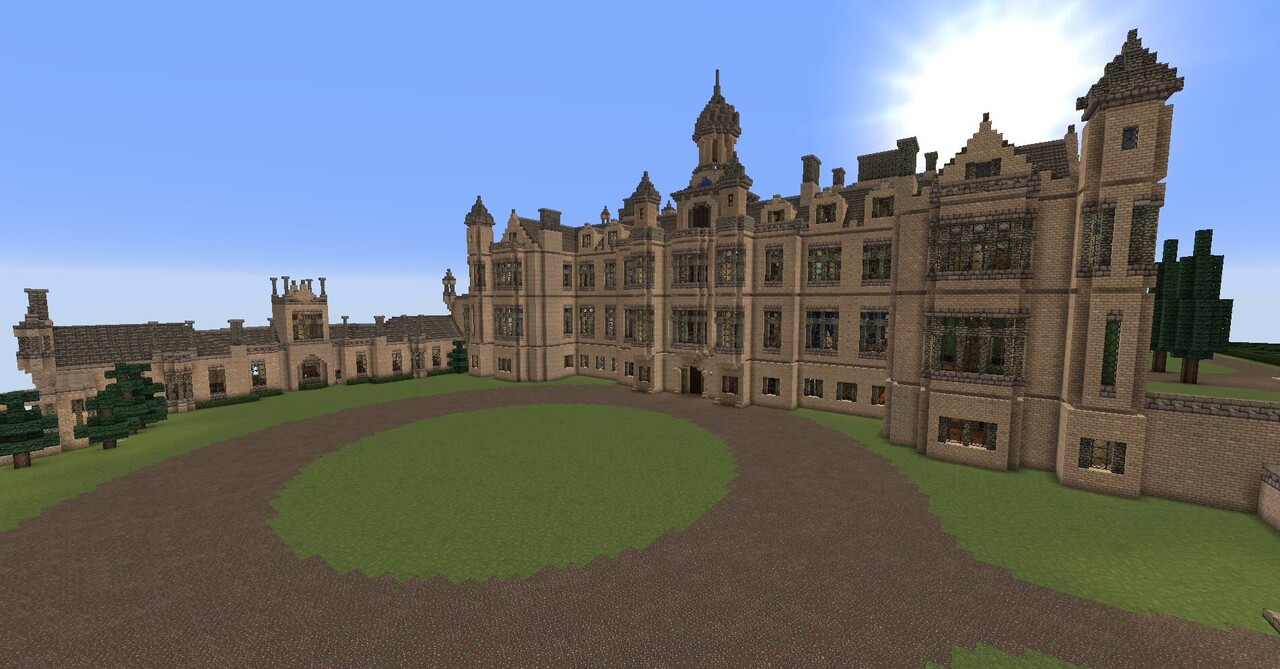 HillHouse (Harlaxton Manor) Minecraft Map
