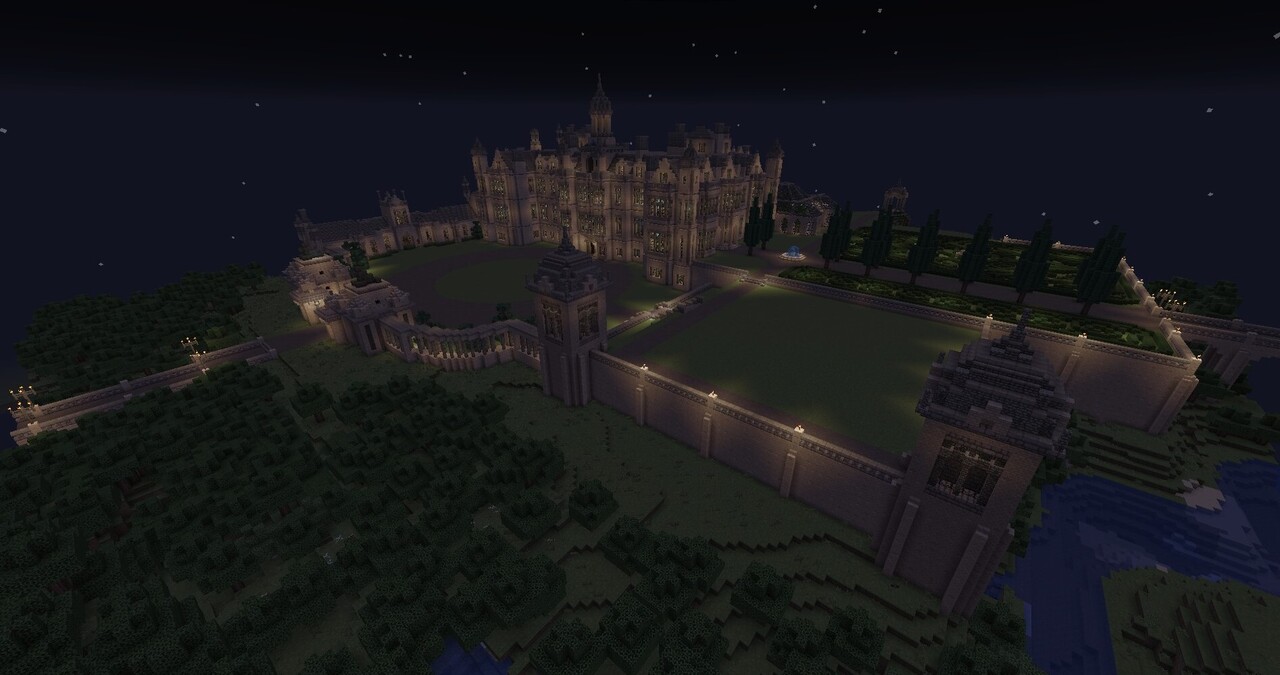 HillHouse (Harlaxton Manor) Minecraft Map