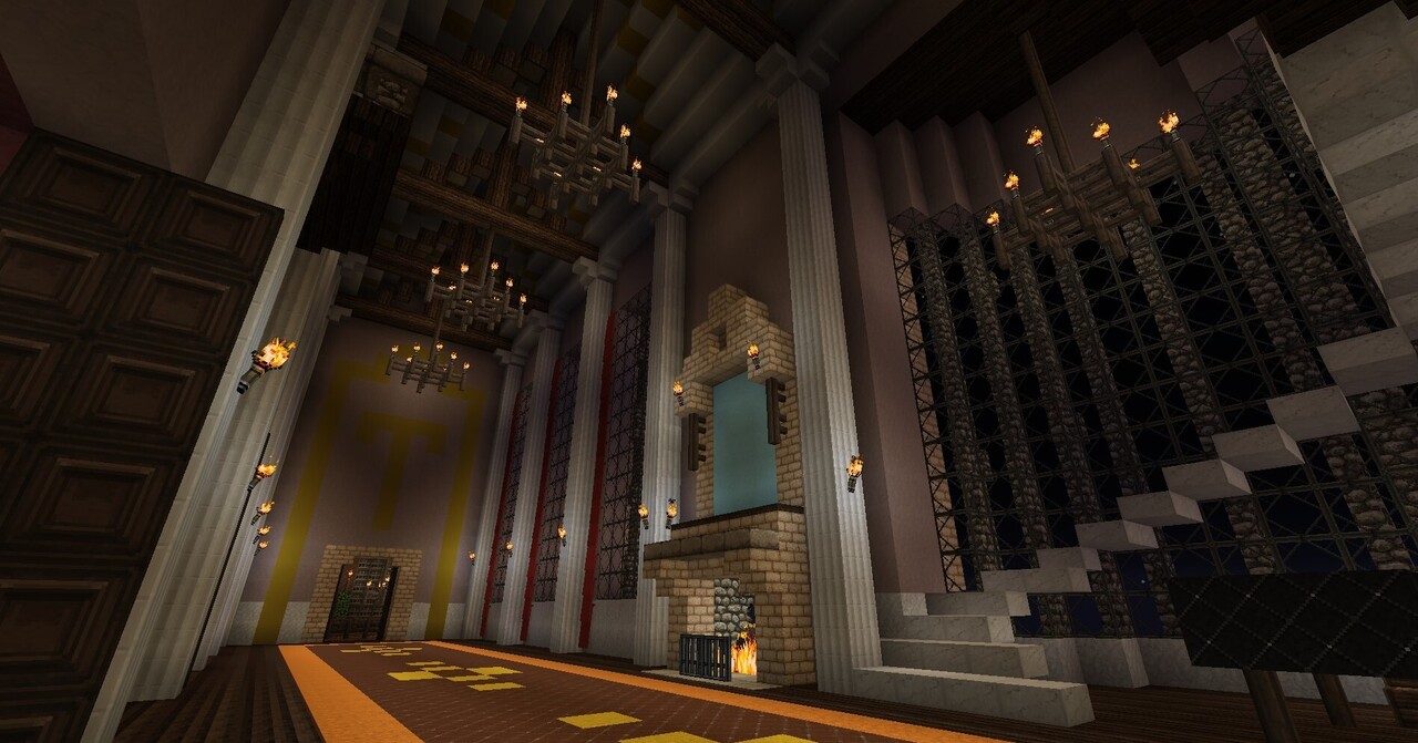 HillHouse (Harlaxton Manor) Minecraft Map