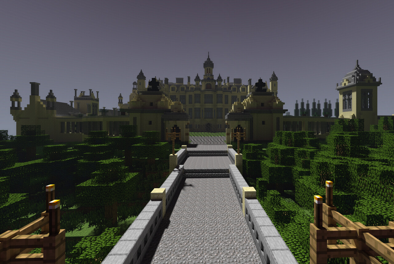 HillHouse (Harlaxton Manor) Minecraft Map