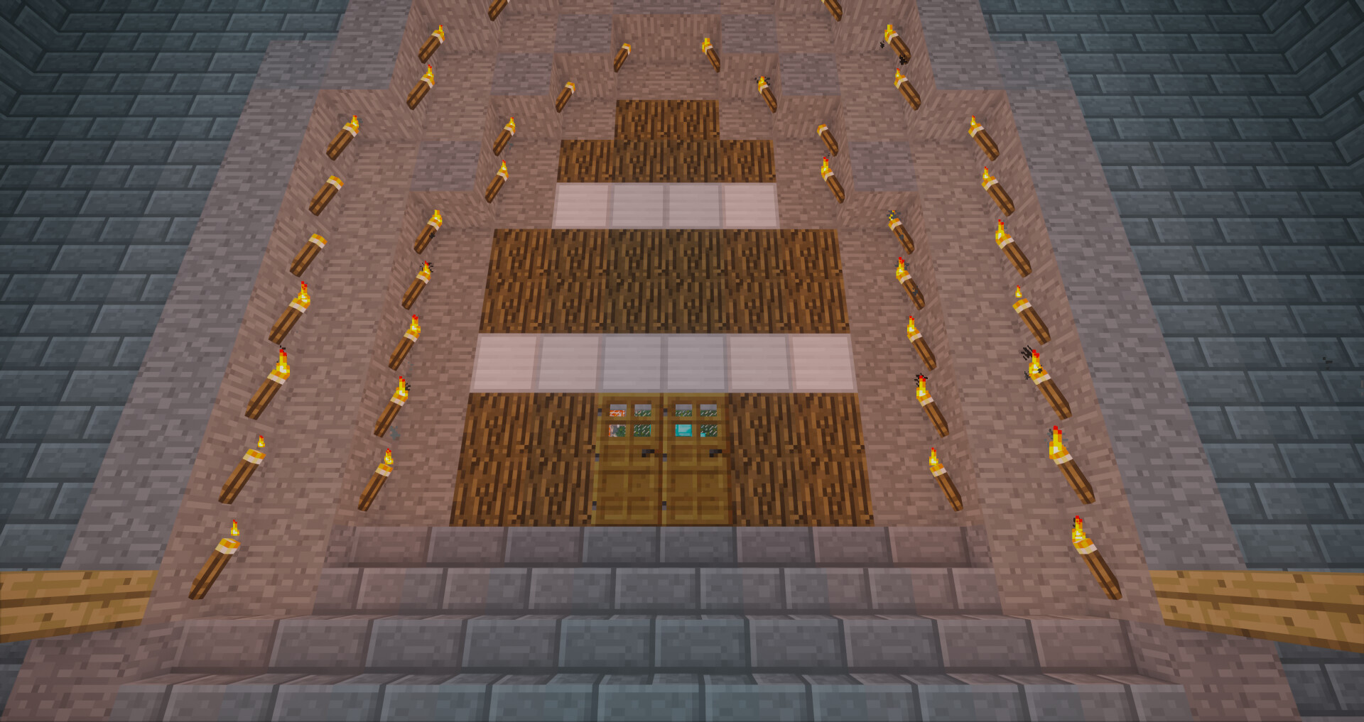 Castle with trench Original Minecraft Map