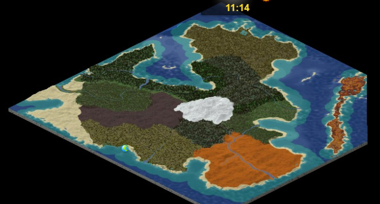 Frontier: 5000 x 5000 WorldPainter Island Minecraft Map