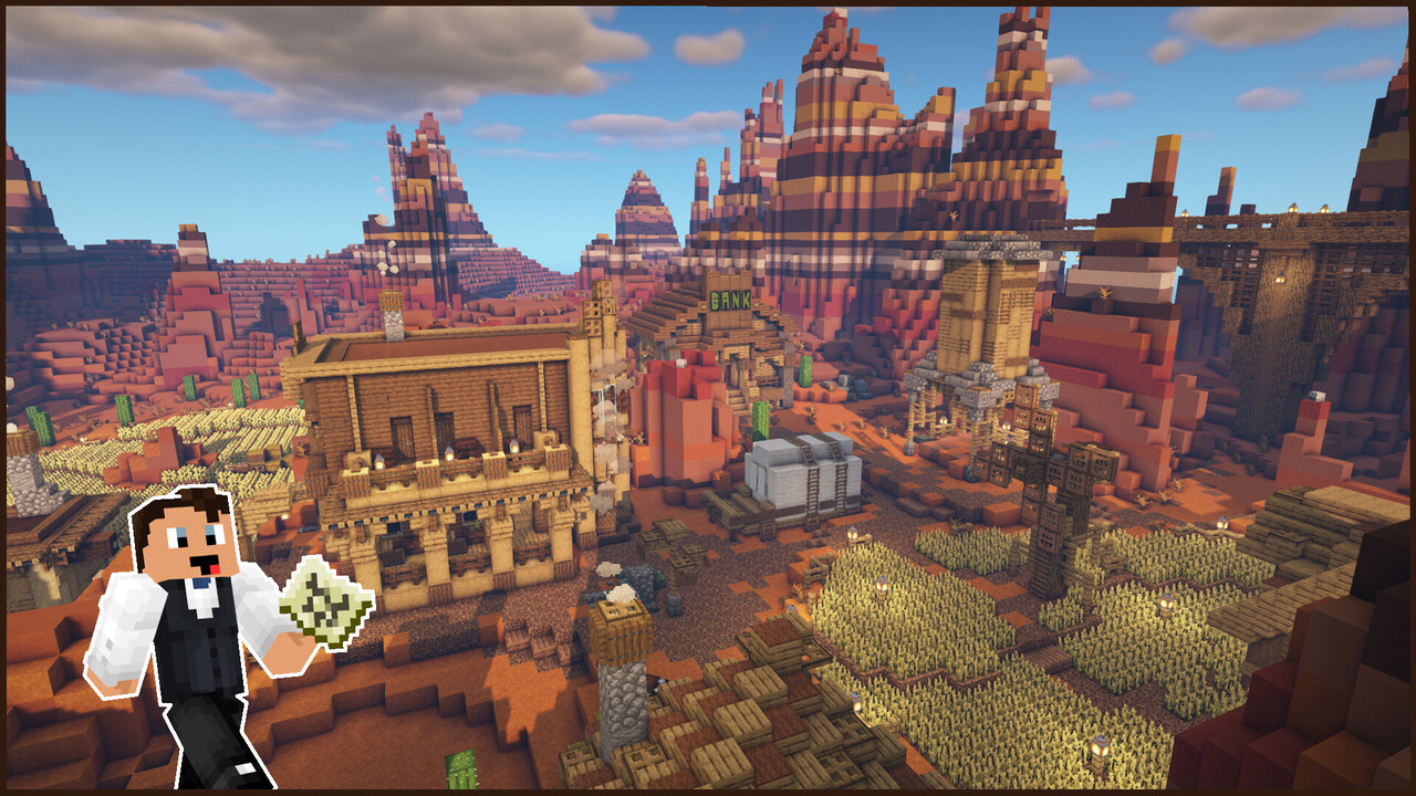 Ultimate Survival Western Town Minecraft Map