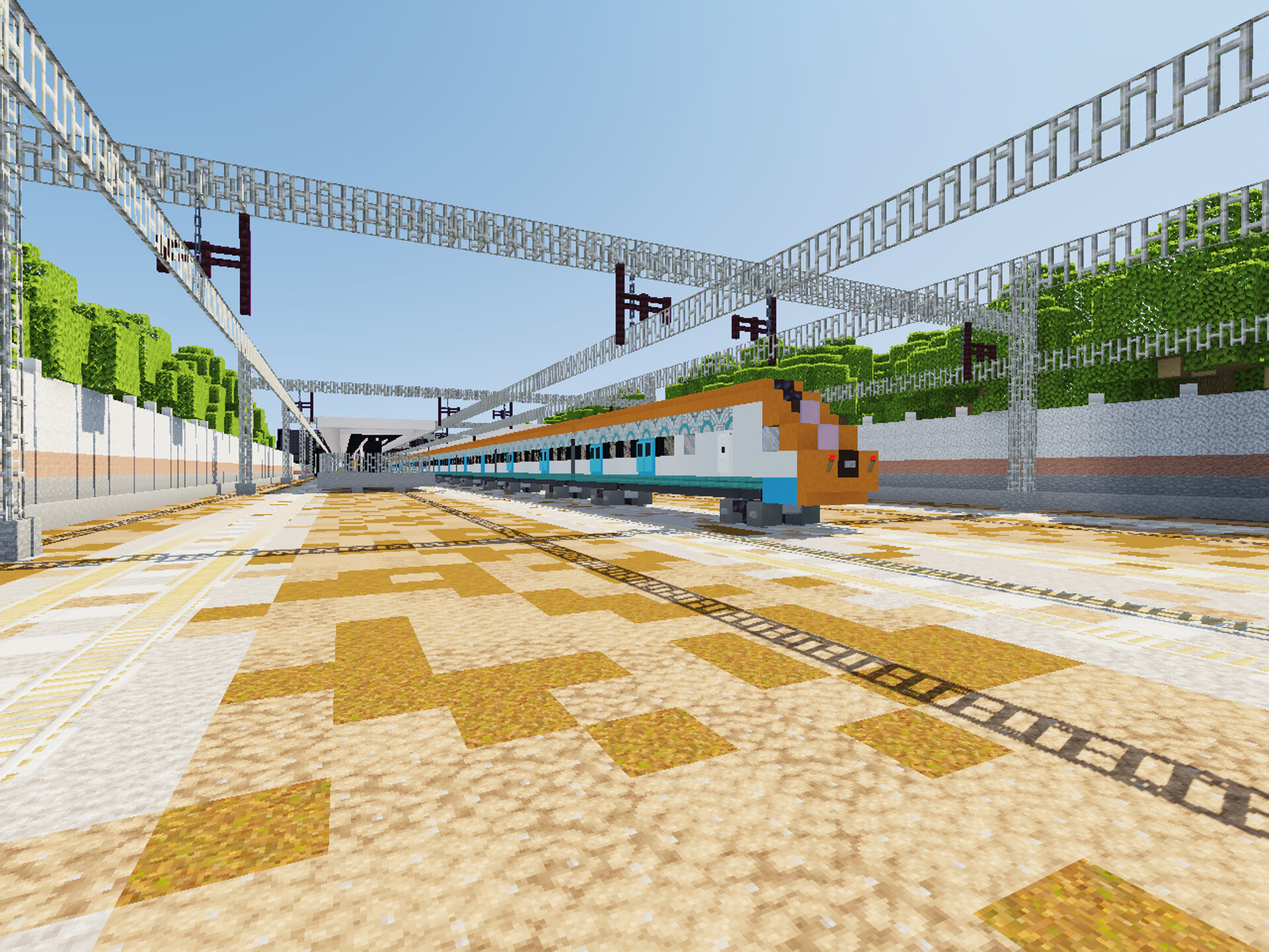 MCD-1 "Dolgoprudnaya" railway station Minecraft Map