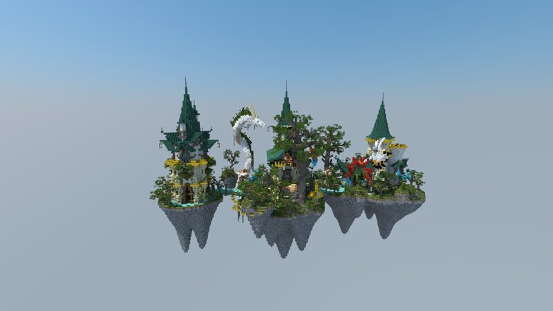 [ SkyBlock Spawn ] ↪ FAIRY SKYWORLD ↩ Minecraft Map