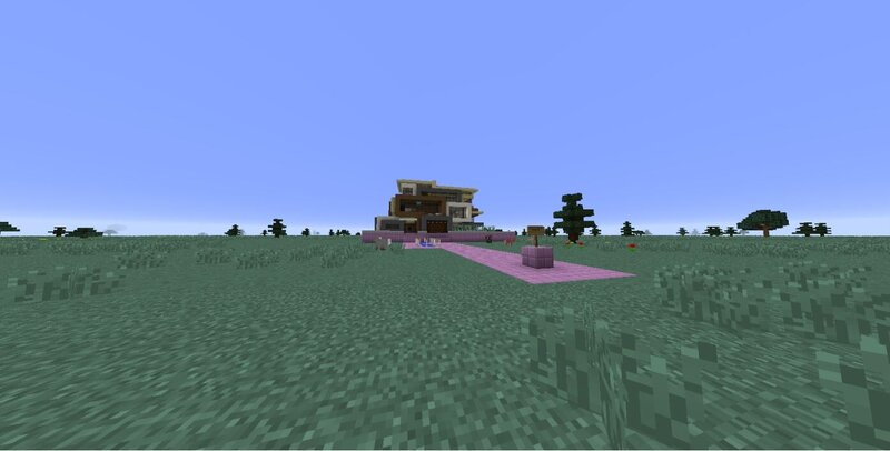 Modern End House Minecraft Map