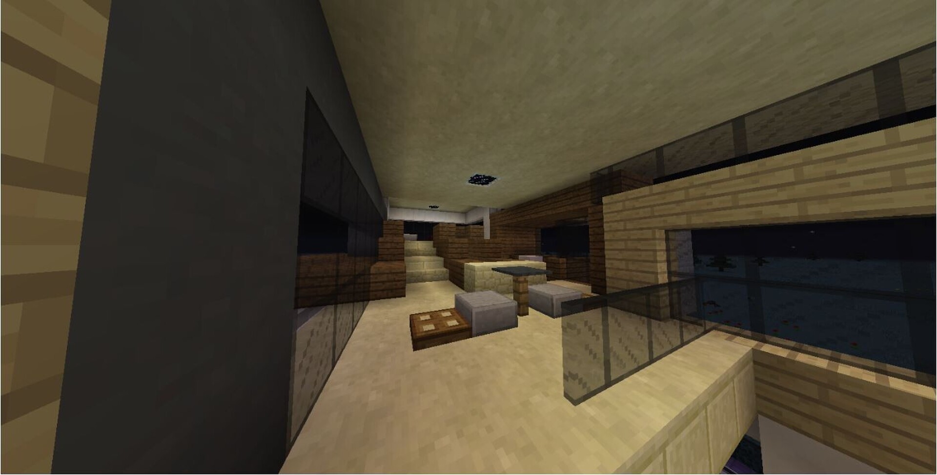 Modern End House Minecraft Map