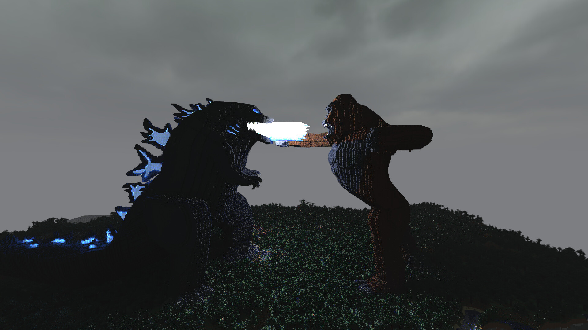 Godzilla x Kong [1.16.2 - 1.17] [Download + Timelapse] Minecraft Map